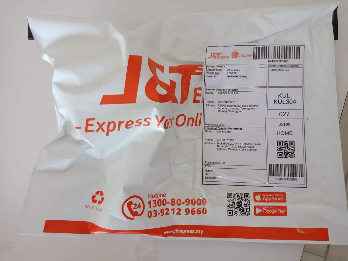 Cara Pos Barang Shopee - Bisnes Suri Rumah
