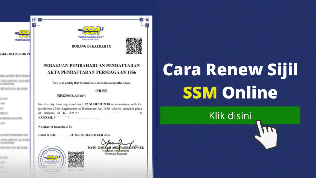 Renew SSM Online - Senang, Buat Kat Rumah Je! - Bisnes Suri Rumah